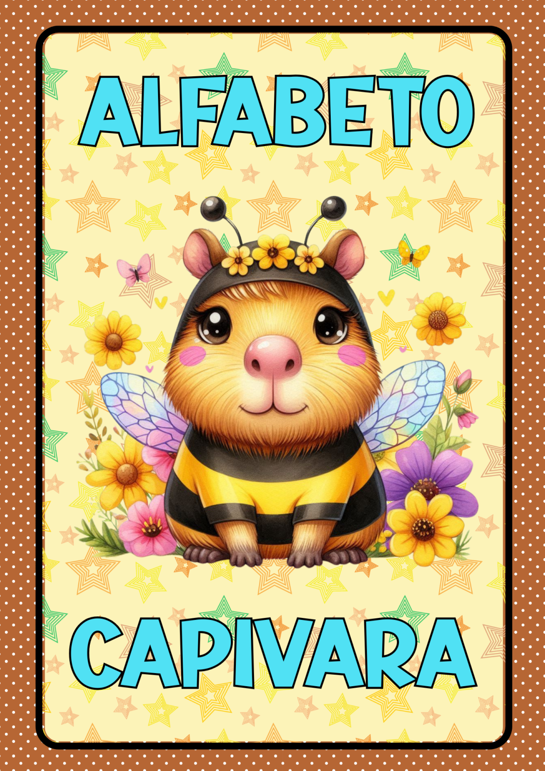 Alfabeto de Capivaras – Multiletras – Arrisque e Rabisque